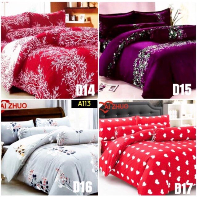 TOTO SET CADAR KING SIZE COTTON JENAMA AI ZHUO | Shopee Malaysia