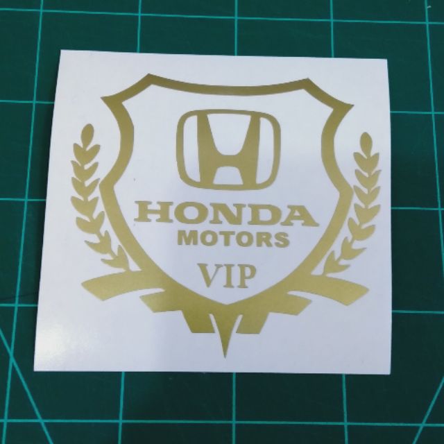 Stiker kereta. Stiker Honda VIP | Shopee Malaysia