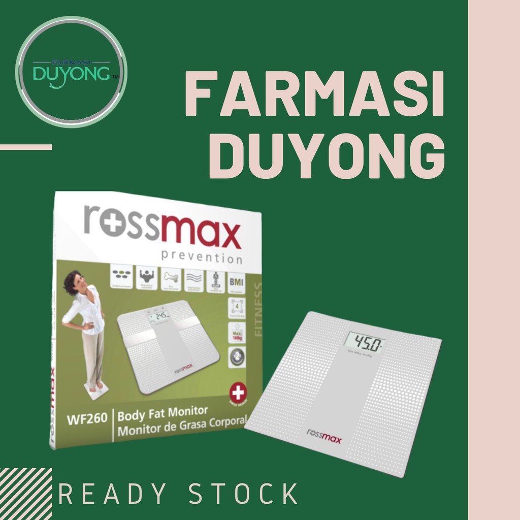Rossmax WB101 Glass Personal Scale (Weighing Scale) | Shopee Malaysia