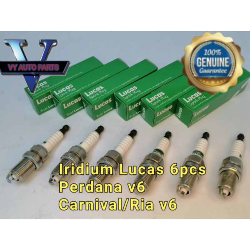 Spark Plug Perdana V6 Kia Carnival V6 Naza Ria V6 Iridium Lucas ...