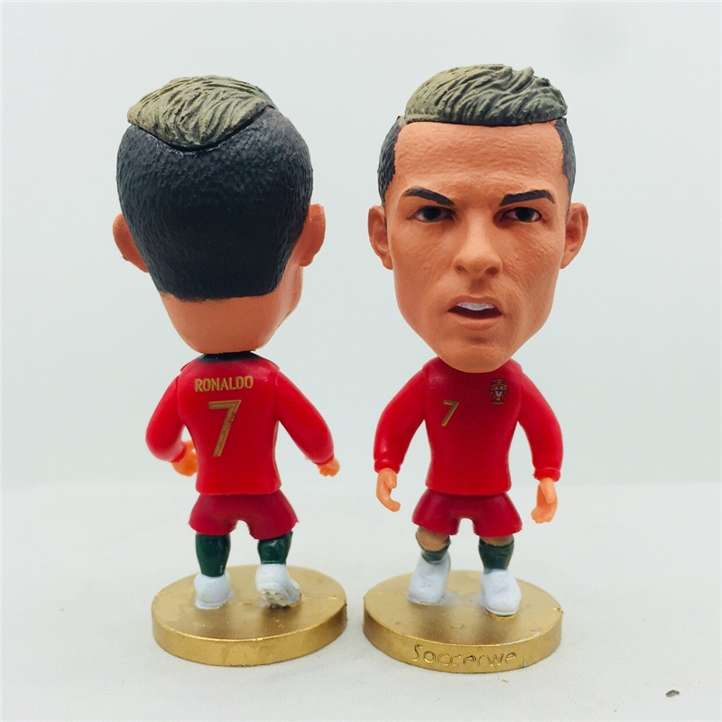 Soccerwe 7cm Height Soccer Star Figures Portugal Player 7# Cristiano ...