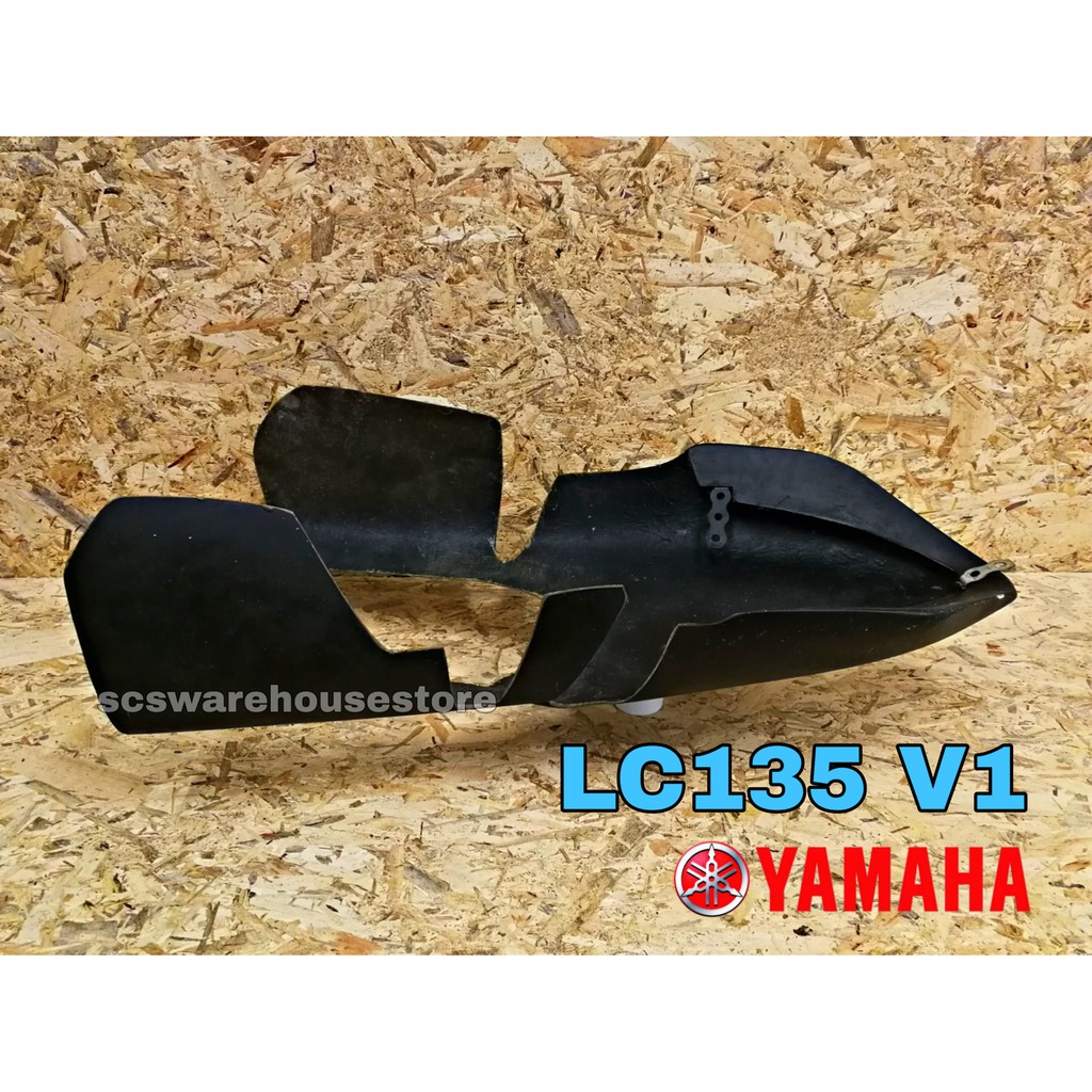 Belly Pan LC135 Yamaha V1 Fiber Matt Black Sampan Motor LC4S LC LCV1 ...