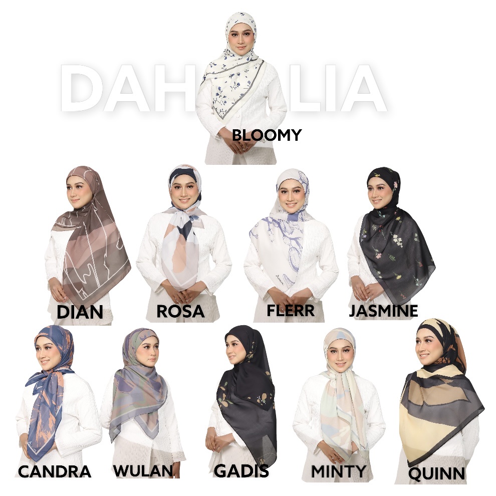 BAWAL CORAK COTTON VOILE ADELINE HIJAB - DAHLIA SERIES | Shopee Malaysia