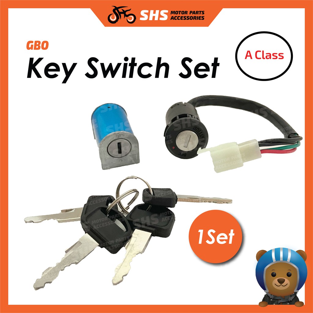 GBO🔑Key Switch Set / Lock set / Main Switch Set / Key Set / Motor Kunci ...