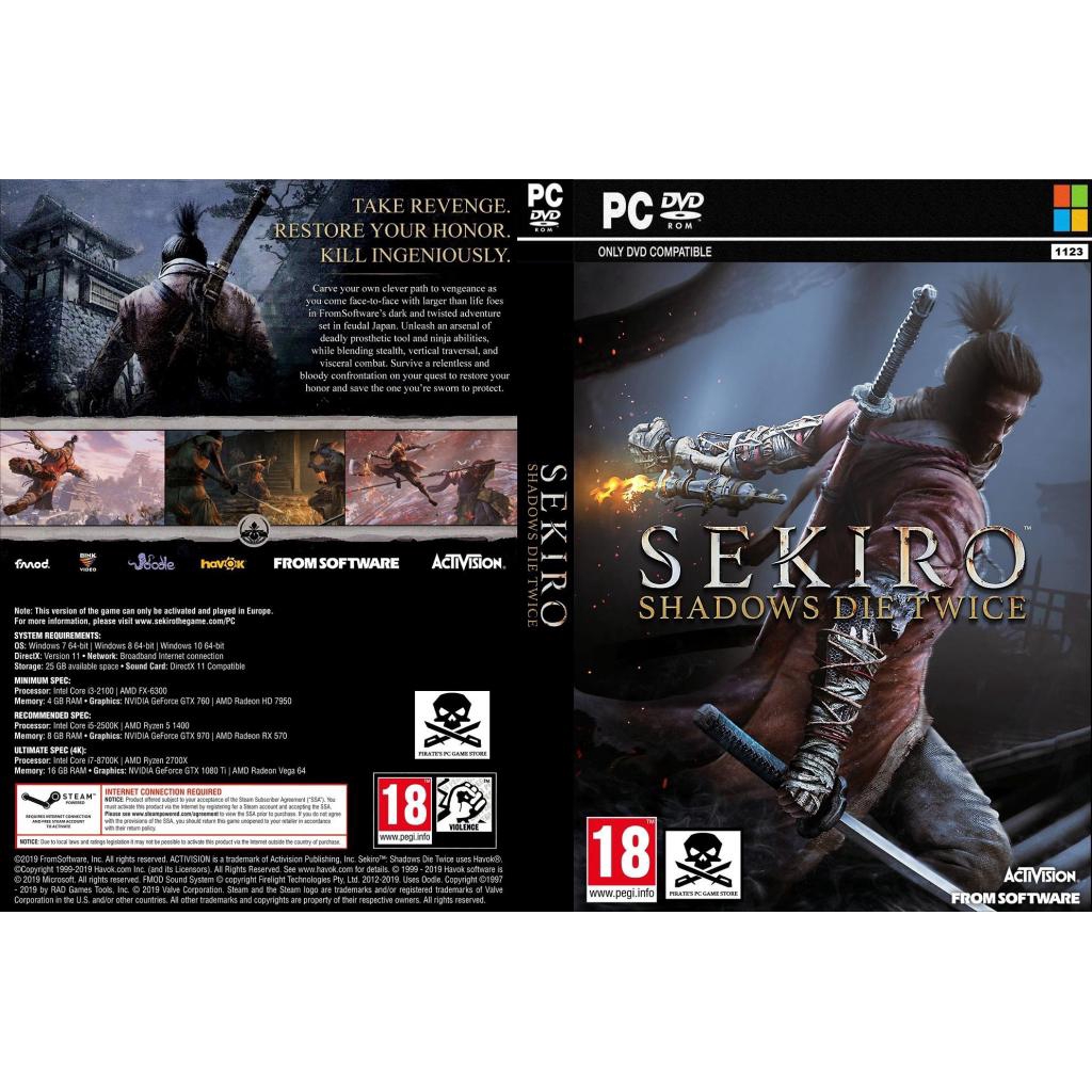(PC) Sekiro Shadows Die TwicePC) Sekiro Shadows Die Twice | Shopee Malaysia