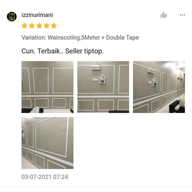 🔥Hot Selling🔥5 Meter Wainscoting Pvc Foam / Wall Skirting ...