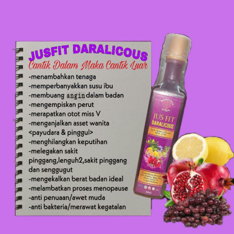 JUS FIT DARALICIOUS 💥JAMU MODEN BADAN CANTIK💥 | Shopee Malaysia