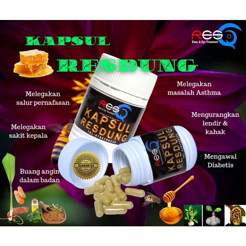 💥 SALE 💥 Sinuz ResQ 💊 KAPSUL RESDUNG HERBA ASLI 💊 | Shopee Malaysia