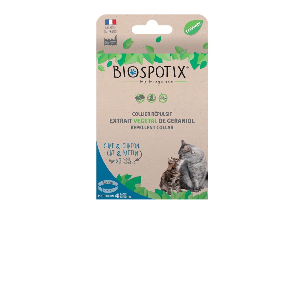 Biospotix Repellent Cat Collar 35cm (against Flea, Ticks and Mosquitoes ...
