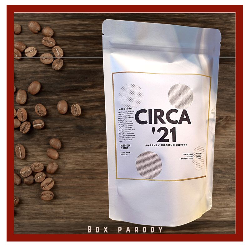 GROUND COFFEE INDIVIDUAL SACHET | CIRCA '21 FRENCH ROAST GROUND COFFEE ...