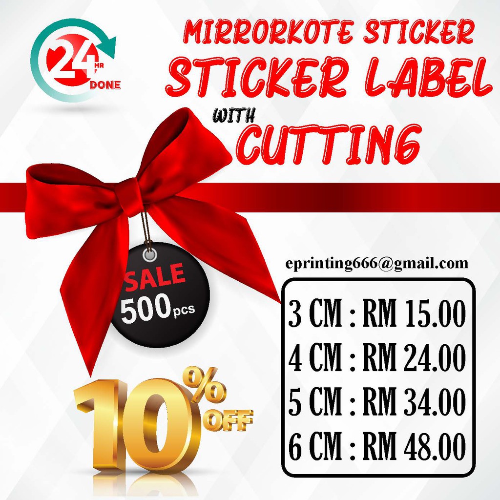 (500-700PCS) STICKER LABEL MURAH [3CM-6CM] | Shopee Malaysia