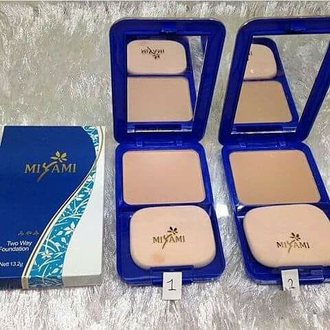 MIYAMI COSWAY COMPACT POWDER CODE 01 LIGHT /02 MEDIUM /03 DARK | Shopee ...