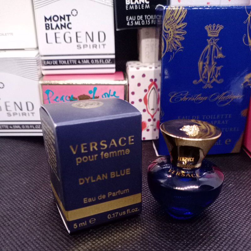 [💯% ORIGINAL PERFUME] 🎁VERSACE POUR FEMME DYLAN BLUE 5ML MINI🎁EDP ...