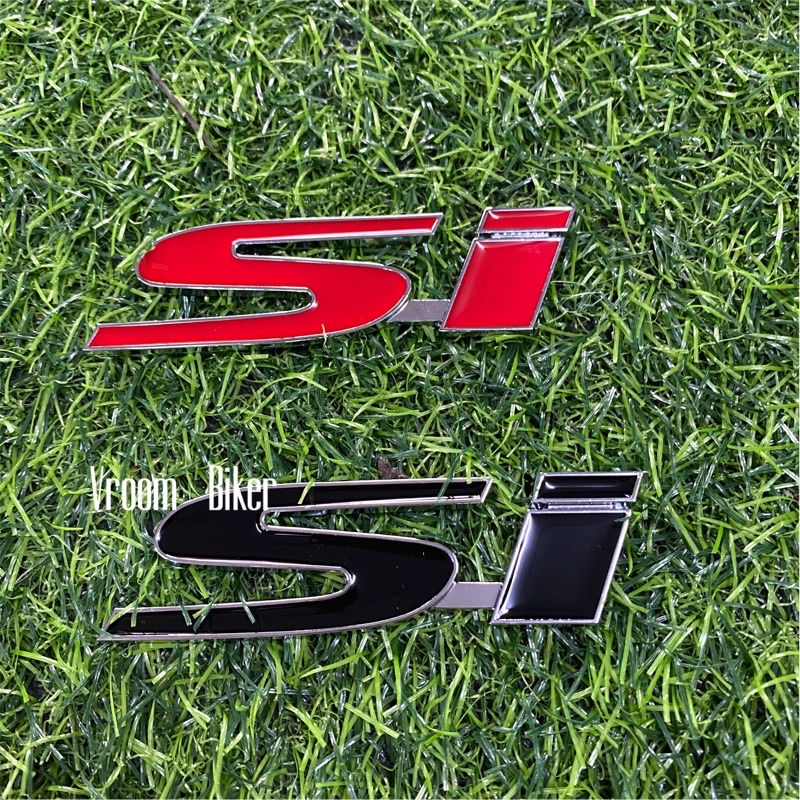 SI Logo Car Side Rear Trunk Emblem Badge Sticker Decal 9cmx3cm ...