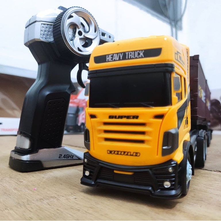 REMOTE CONTROL LORI KONTENA 40 FOOTER TRAILER 12 WHEELERS [STOK ...