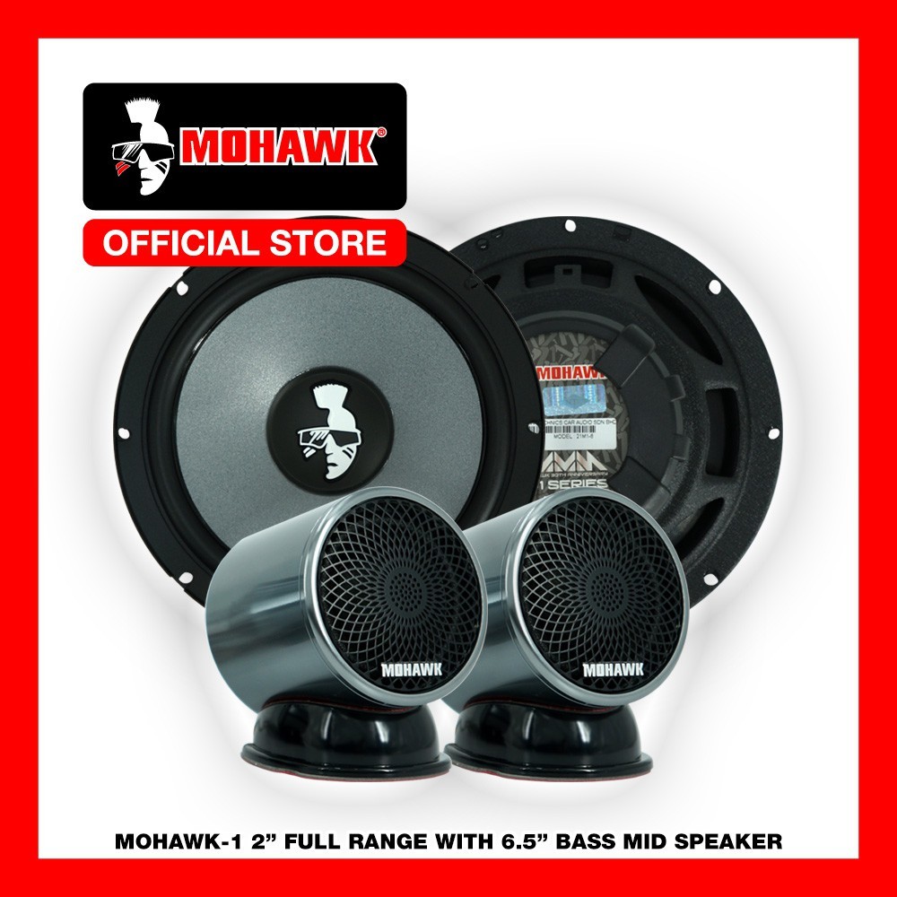 MOHAWK Car Audio MOHAWK-1 SERIES 6.5 inch Bass Mid with 2 inch Full Range Speaker | Shopee Malaysia