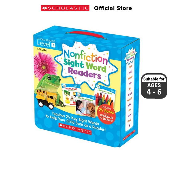 Scholastic Nonfiction Sight Word Readers Parent Pack Level B (ISBN ...