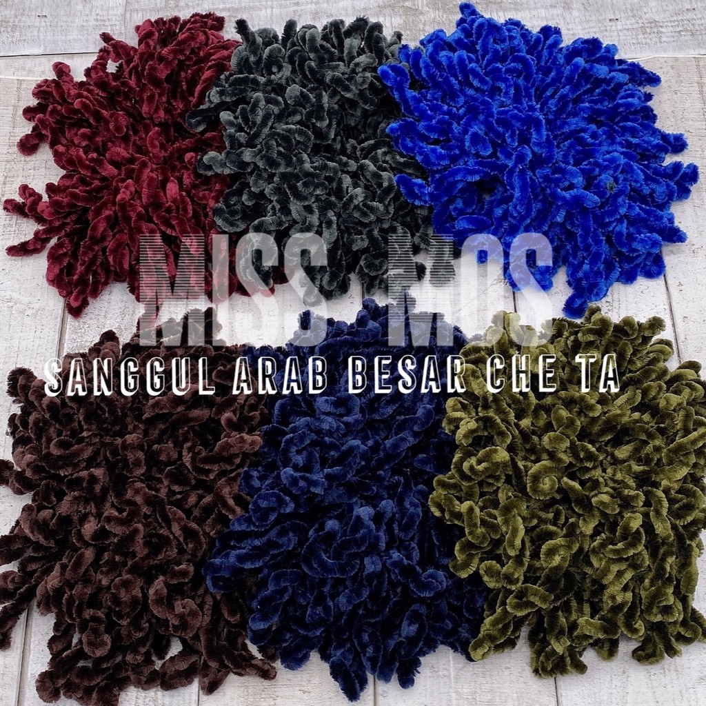 Sanggul Arab Besar Che Ta Hairbun Turban Getah Rambut | Shopee Malaysia