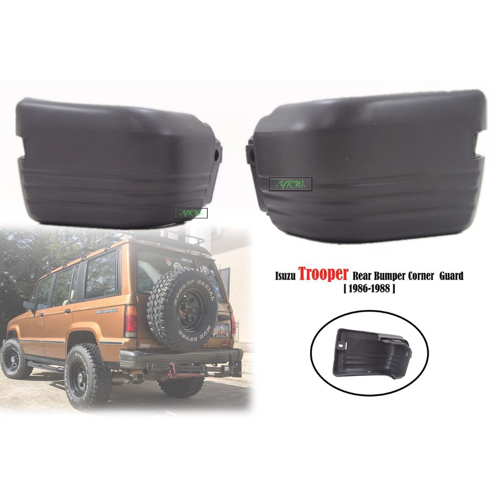 Isuzu Trooper 1986-1988 REAR Bumper Guard Side Bumper End Cap New ...