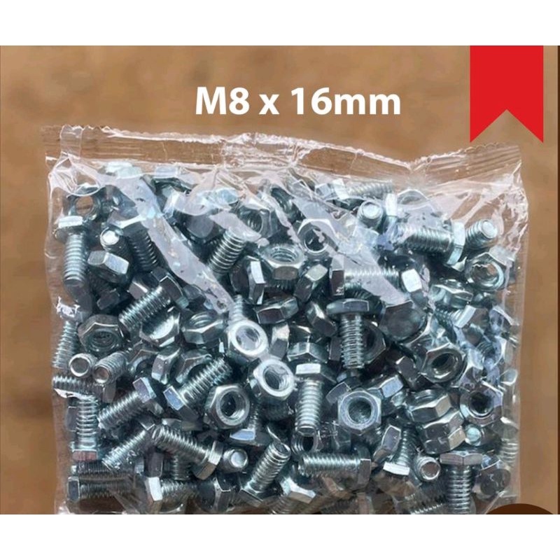 90Set +/- 💓 Skru Rak Besi Lubang Slotted Angle Bar Screw | Shopee Malaysia