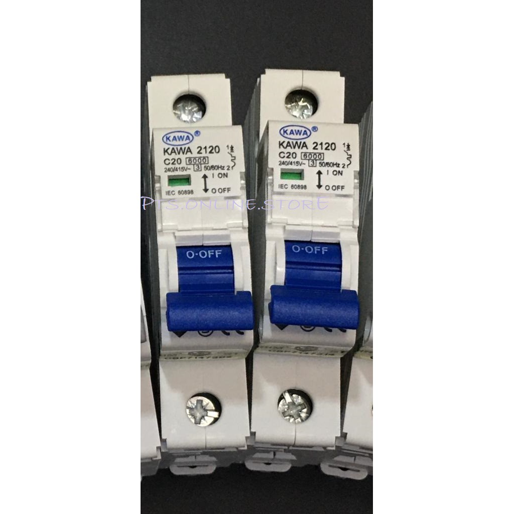 KAWA 1POLE MCB 6A/10A/16A/20A/32A WITH SIRIM APPROVED | Shopee Malaysia