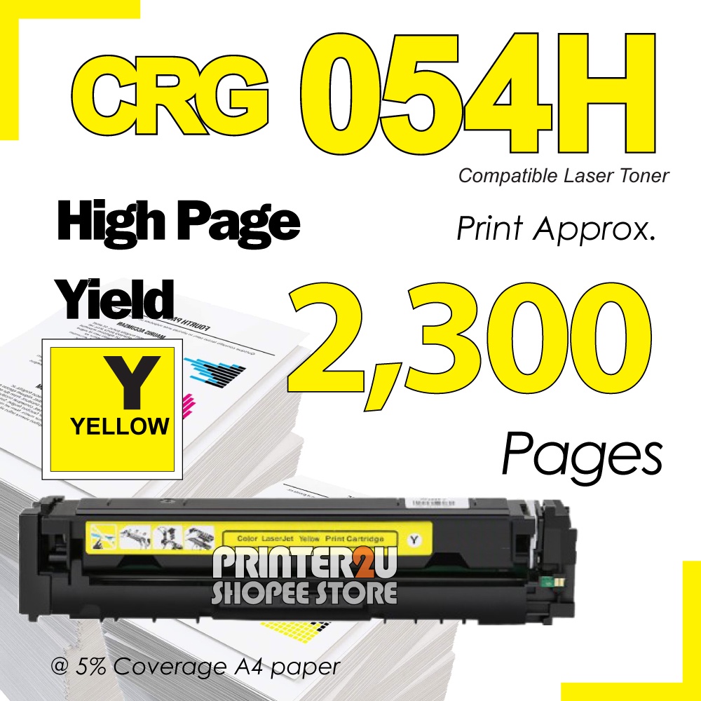Compatible Toner CRG 054 Cartridge 054H Cano* LBP621cw LBP621 LBP623cdw ...