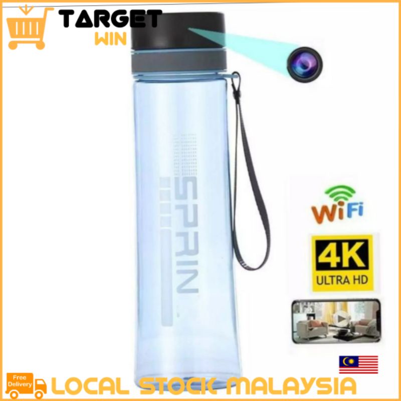 Transparent Bottle Design Cam Camera Kamera HD Botol Air Portable WiFi ...