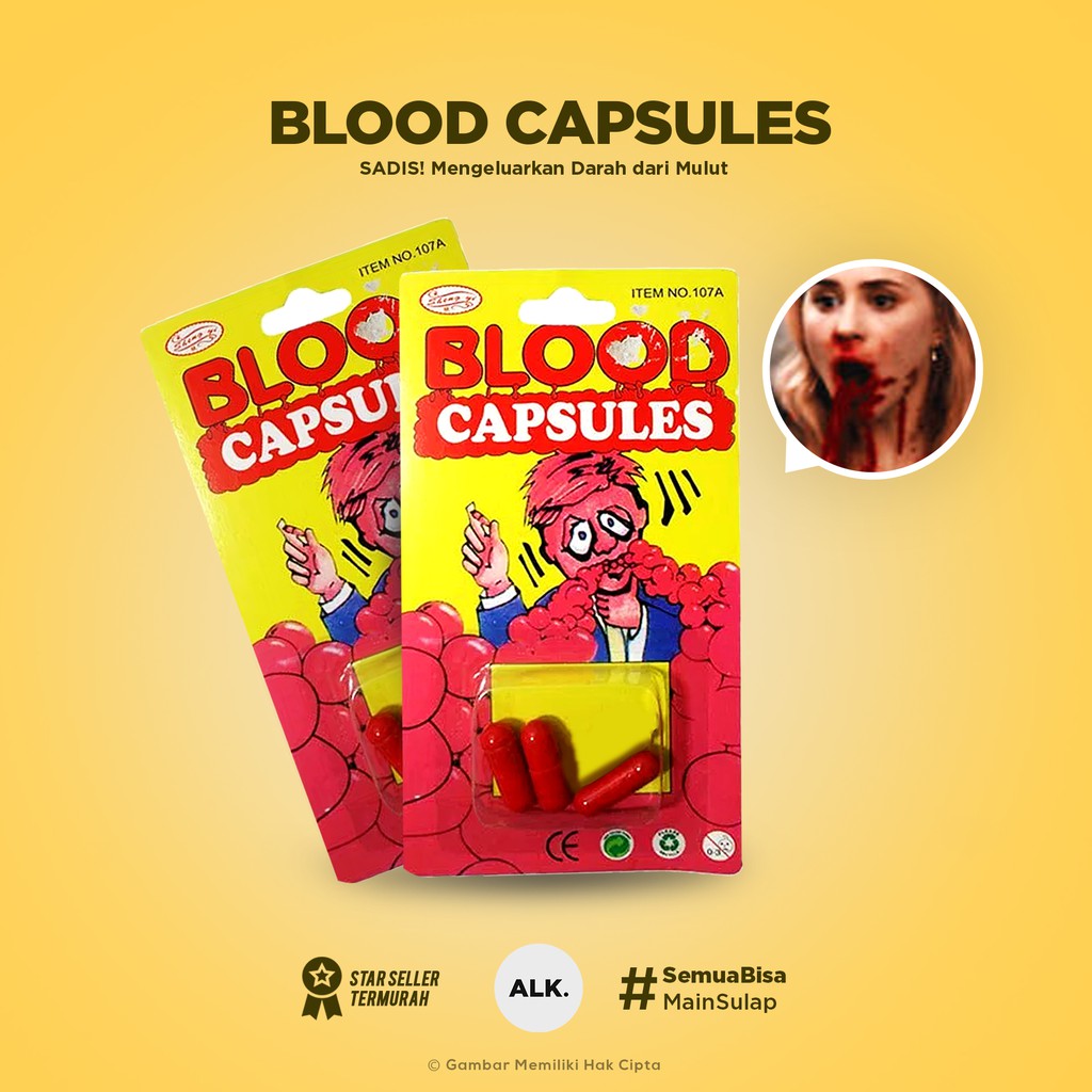 Blood Capsule (Blood Capsule Magic Tool) | Shopee Malaysia