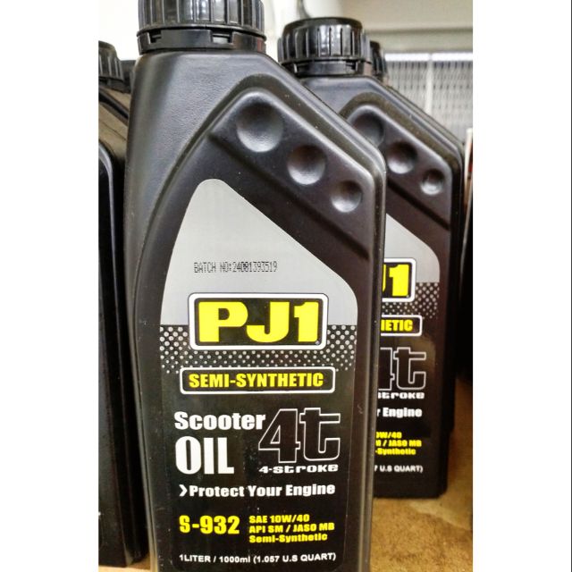 PJ1 Semi Synthetic 10W-40 engine oil (for Scooter only) | Shopee Malaysia