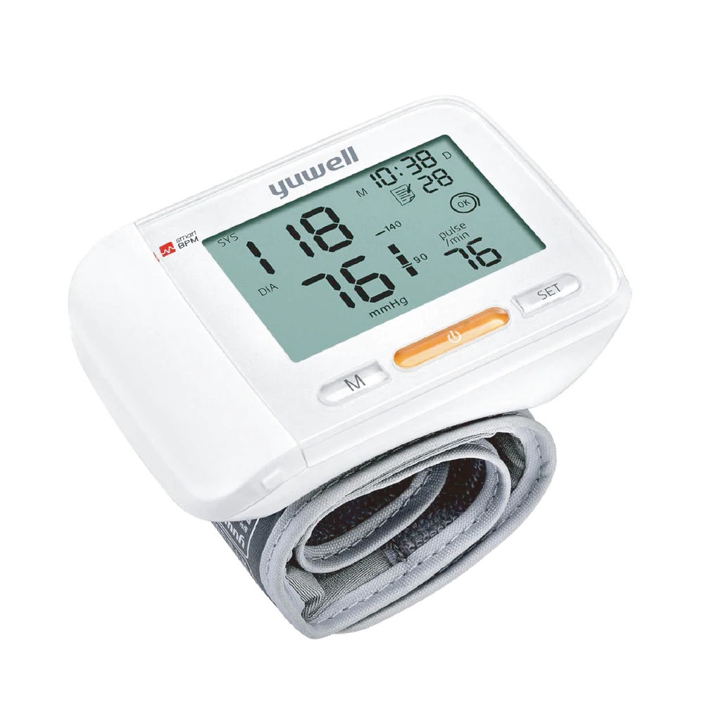 YUWELL WRIST TYPE ELECTRONIC BLOOD PRESSURE MONITOR (YE8600A) | Shopee ...