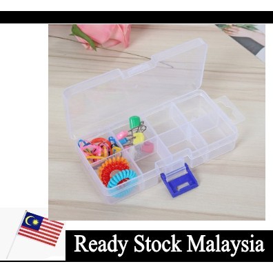 🇲🇾 🇲🇾 Stock Malaysia Nail 10 grid plastic detachable sorting parts ...
