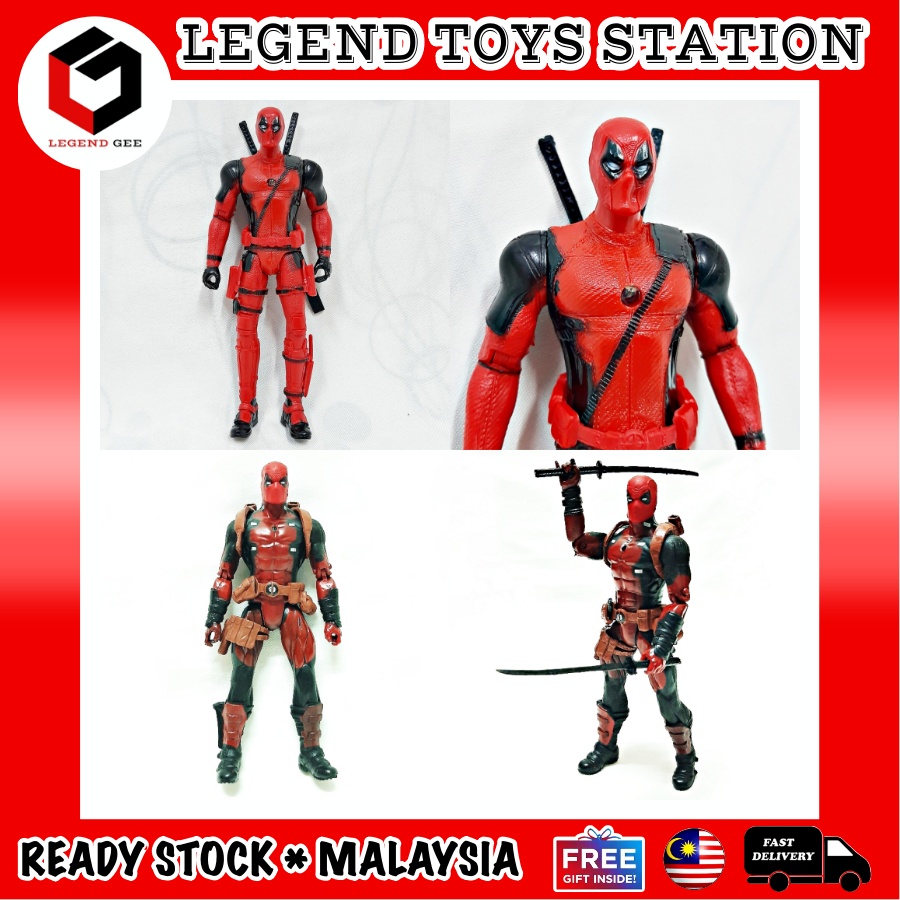 DEADPOOL TOYS FIGURE AVENGERS MARVEL SUPER HEROES ACTION FIGURE ...