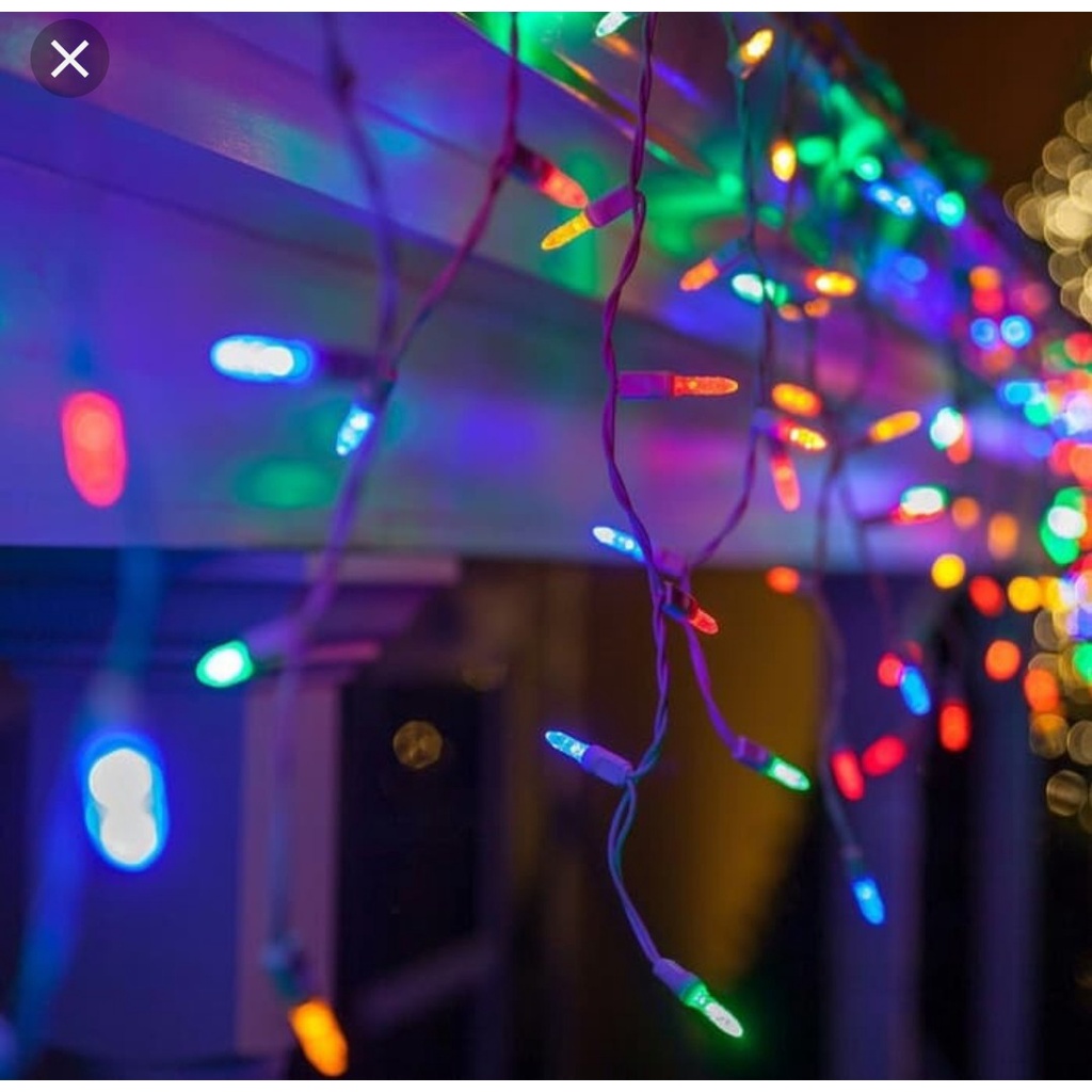 100LED Lampu Lip Lap Raya String Fairy Light Party Wedding Decoration ...