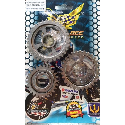Yamaha LC135 5S Racing BEE Engine Gearbox Gear 1ST-32T 2ND-29T 5TH-26T 135LC 5S/LC5S/LC 5S/LC ...