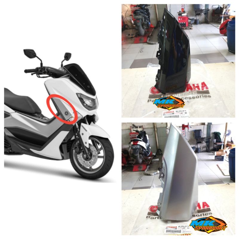 Panel Cover, upper front wing Body, turn signal Nmax N-max Old 2015 ...