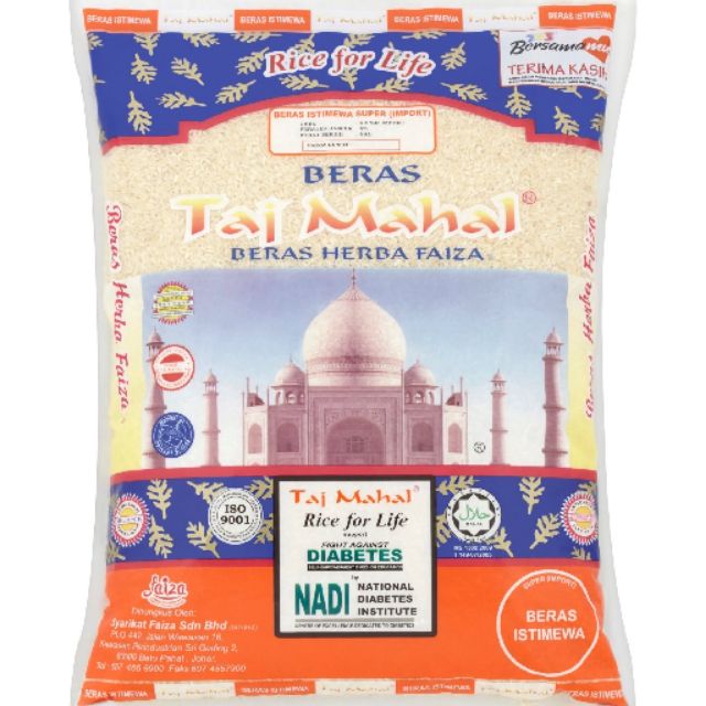 BERAS FAIZA TAJ MAHAL 5KG | Shopee Malaysia