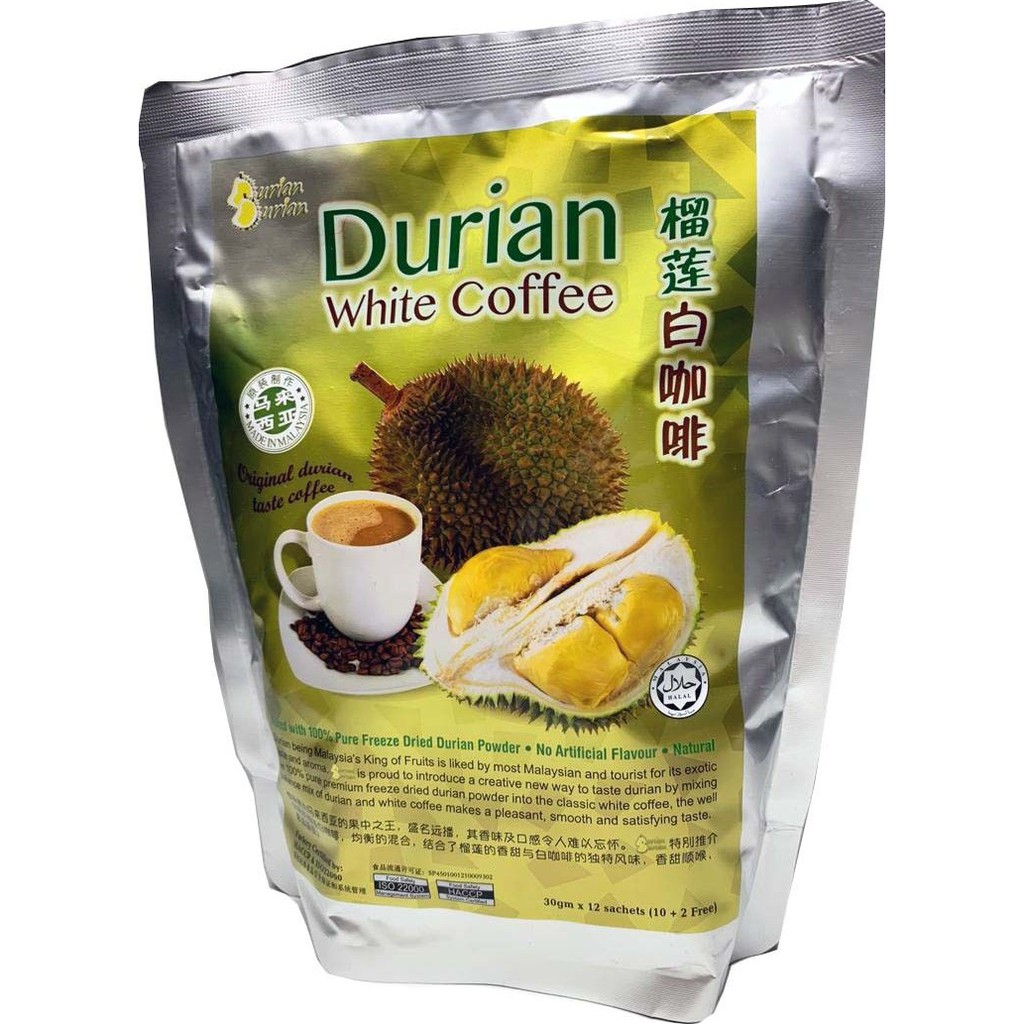 Durian White Coffee 榴莲白咖啡 30gmx10s' | Shopee Malaysia