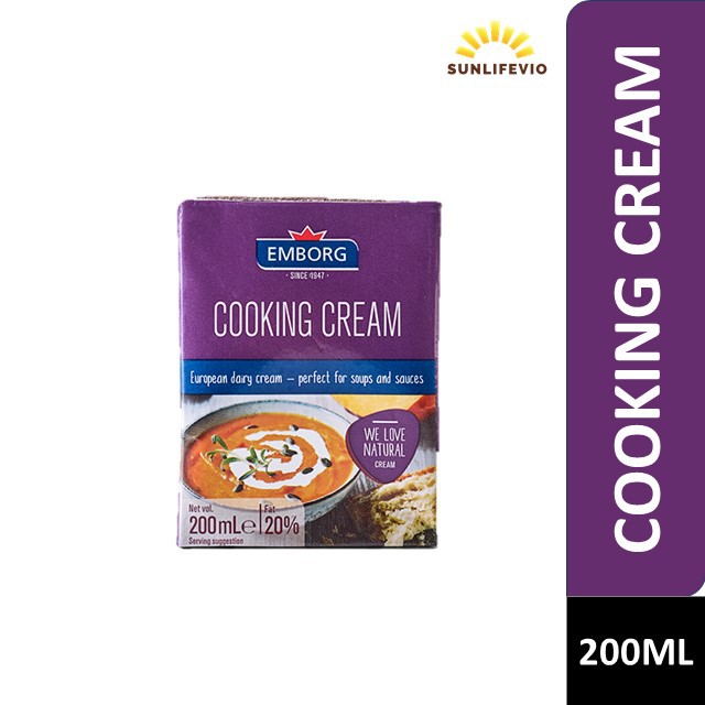 EMBORG COOKING CREAM 200ML (WITH ICE PACK) | Shopee Malaysia