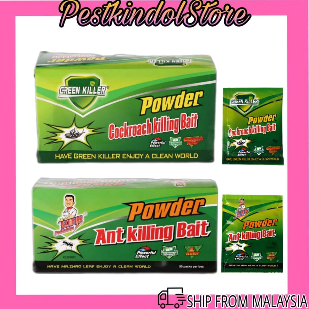 Serbuk Semut & Lipas Ant/Cockroach Powder killing Bait Ubat Semut dan ...