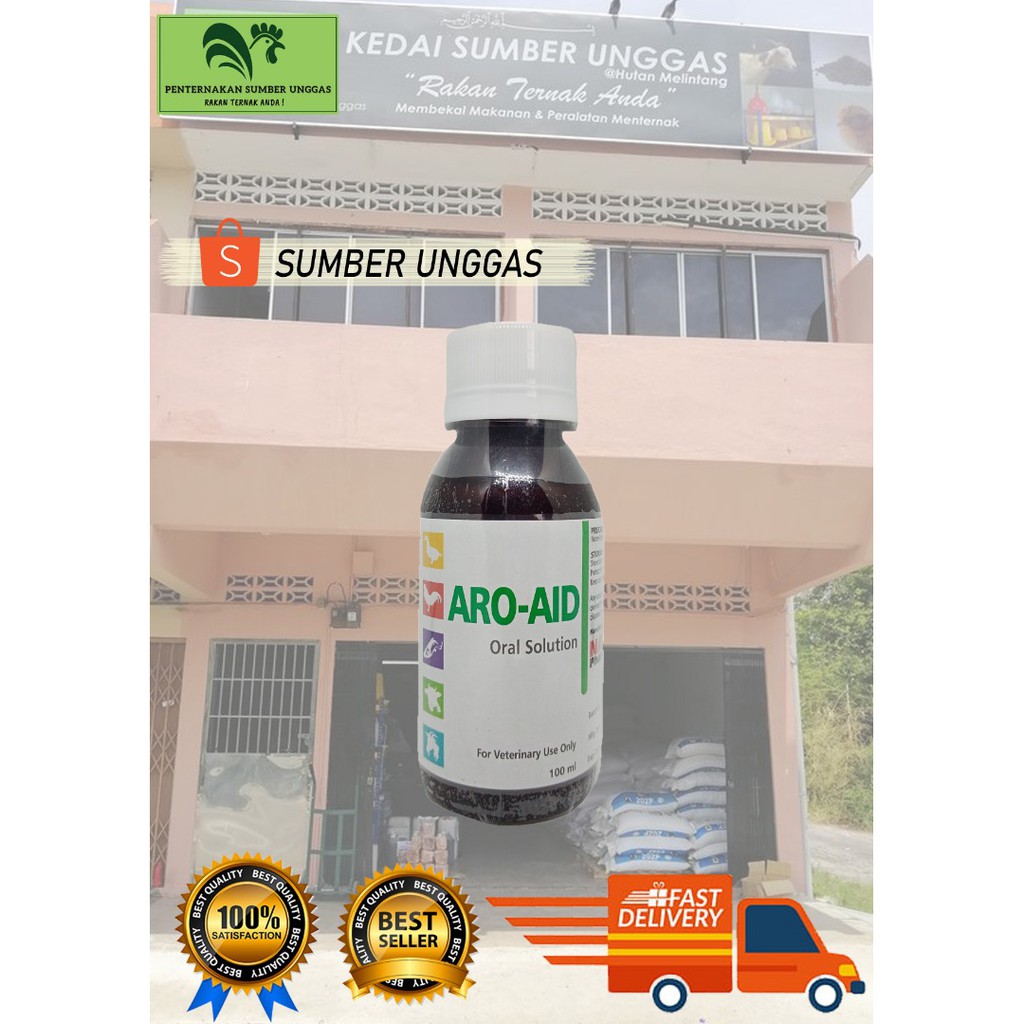 ARO AID (ORAL SOLUTION)/MAKANAN TAMBAHAN TERNAKAN/SUMBER UNGGAS ...