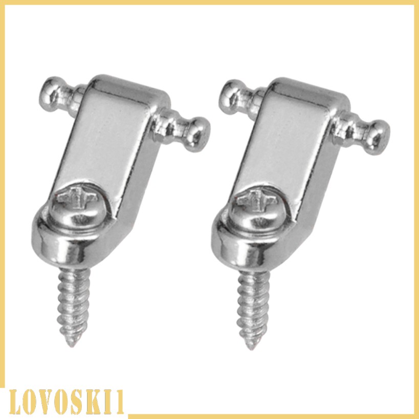 [lovoskibcMY] 2pc Guitar String Retainer String Tree Guide with Screws ...