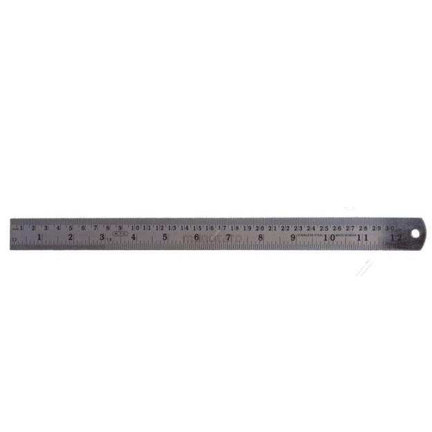 Stainless STEEL IRON RULER 30 CM (PCS) | Shopee Malaysia