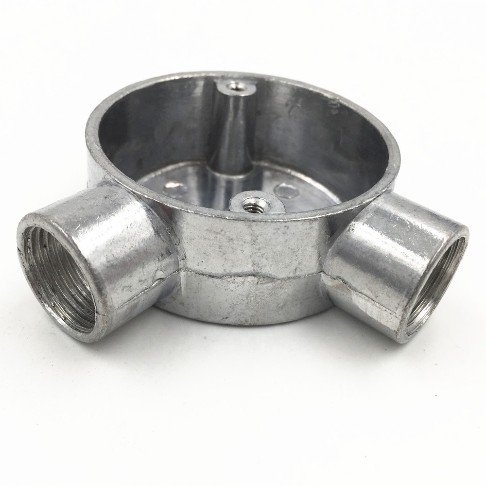 3/4" Metal GI Conduit Pipe Accessories - End Box/ Through Box/ 3 Way ...
