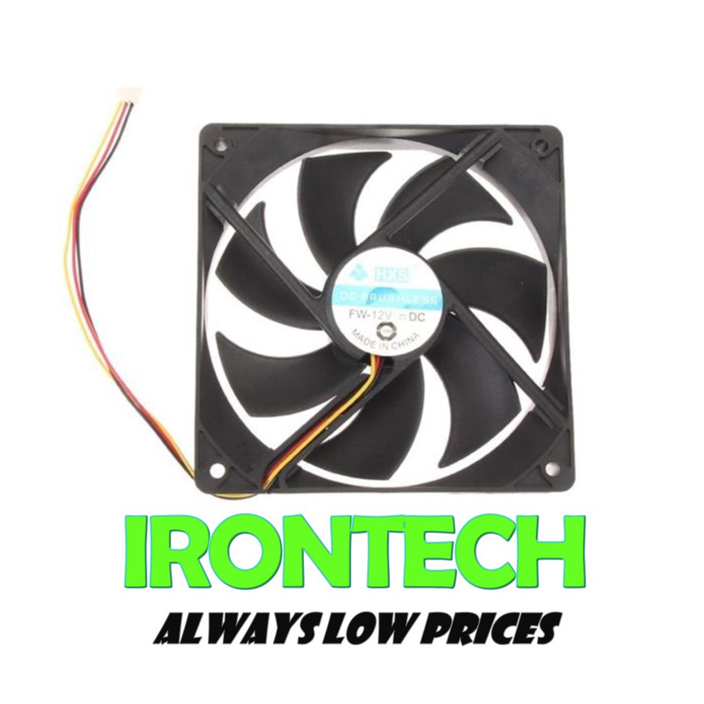 3Pin 24V 12x 12cm 120 x 120mm Brushless PC Computer Cooler Cooling Fan ...