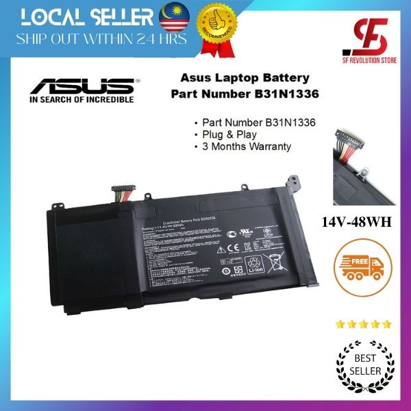 ASUS BATTERY PACK B31N1336 | Shopee Malaysia