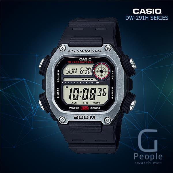 CASIO DW-291H-1AV / DW-291H-1A / DW-291H DIGITAL MEN'S WATCH 100% ...