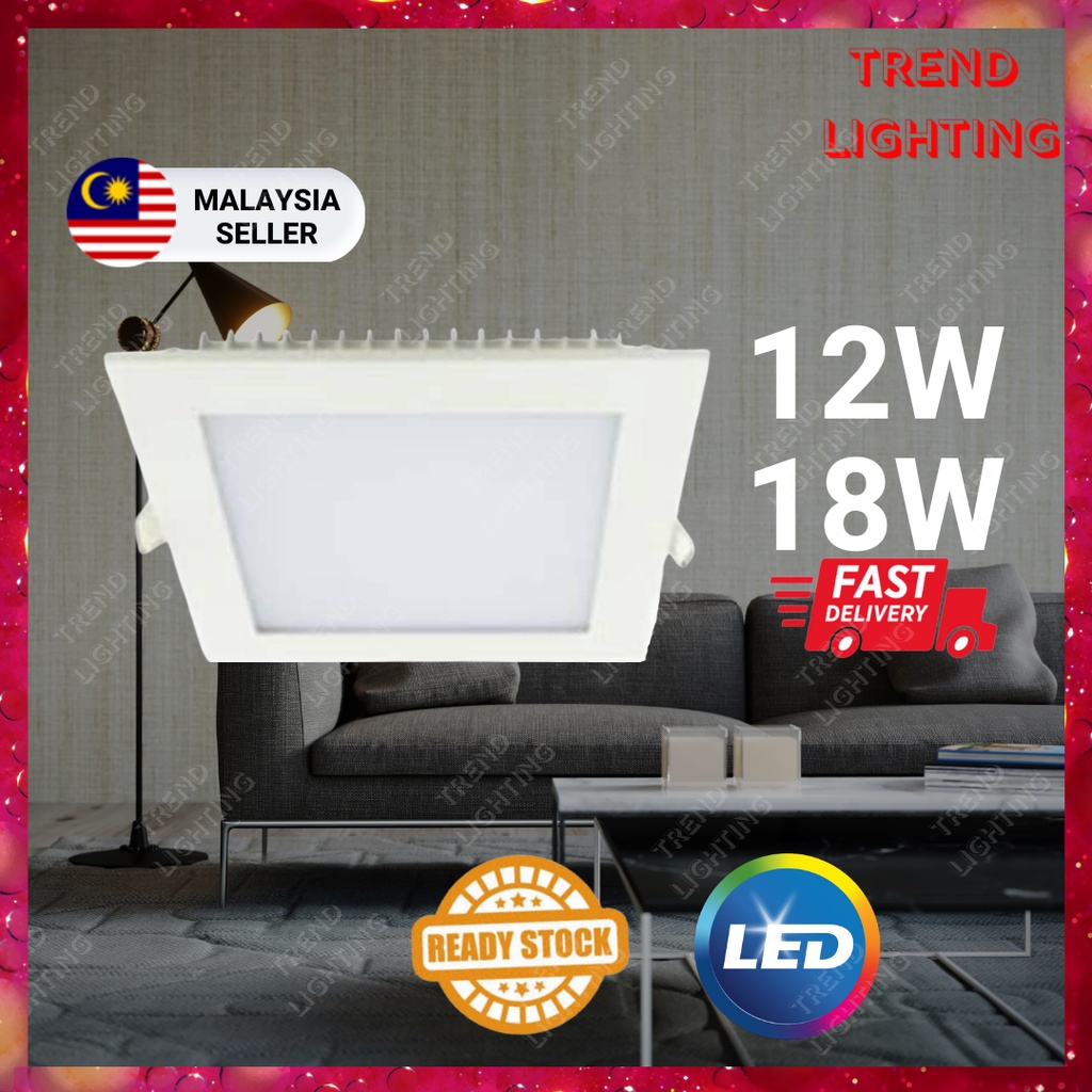 NSB TENJO 96 LED Downlight 12W 18W Square LED Down Light LED Square ...