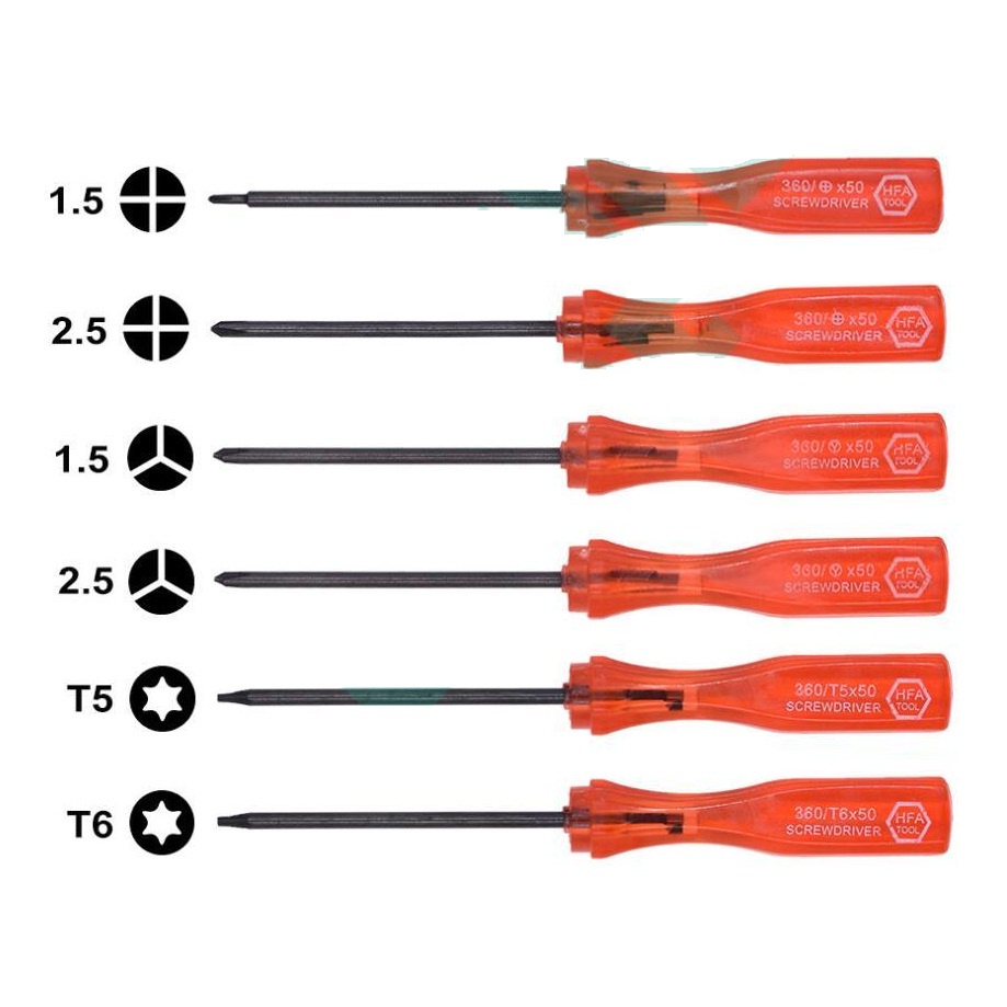 ScrewDriver Philips + / Triwing Y / Torx T5 T6 Repair Tools For Macbook ...
