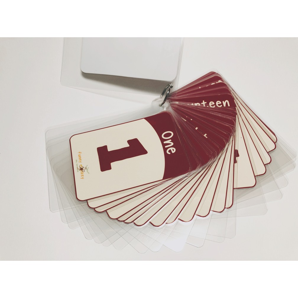 English flashcards numbers 0-20 - Review game included | Shopee Malaysia