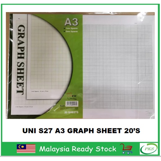 A3 Graph Paper / Kertas Graf (Uni S27) | Shopee Malaysia